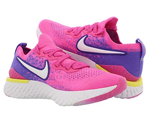 Nike Women's Epic React Flyknit 2 Running Shoe Fuchsia/White, 7.5