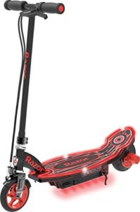 razor power core e90 electric scooter with hub motor, push-button throttle, for kids 8+