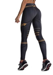 drakon women's many styles of crossfit colombian yoga compression pants, black, 27 regular