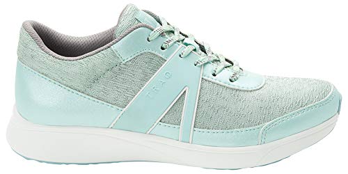 TRAQ by Alegria Qarma Womens Smart Walking Shoe Mint Dew 10 M US