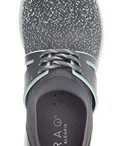 TRAQ by Alegria Qool Womens Smart Walking Shoe Mint 10 M US