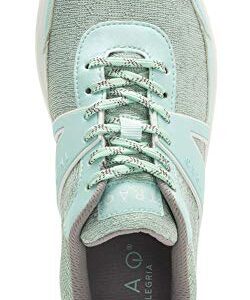 TRAQ by Alegria Qarma Womens Smart Walking Shoe Mint Dew 9 M US