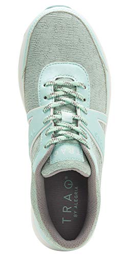 TRAQ by Alegria Qarma Womens Smart Walking Shoe Mint Dew 9 M US