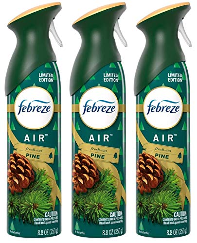 Febreze Air - Air Freshener Spray - Limited Edition - Winter Collection - Fresh-Cut Pine - Net Wt. 8.8 OZ (250 g) Per Bottle - Pack of 3 Bottles