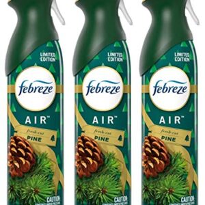 Febreze Air - Air Freshener Spray - Limited Edition - Winter Collection - Fresh-Cut Pine - Net Wt. 8.8 OZ (250 g) Per Bottle - Pack of 3 Bottles