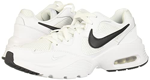 Nike Women's Air Max Fusion Sneaker White Black CJ1671-100 (White/Black, us_Footwear_Size_System, Adult, Women, Numeric, Medium, Numeric_9)