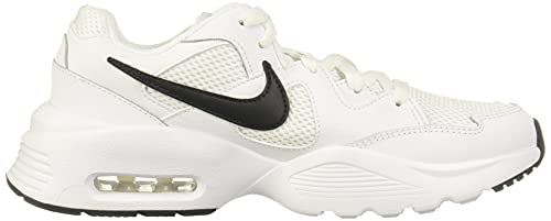 Nike Women's Air Max Fusion Sneaker White Black CJ1671-100 (White/Black, us_Footwear_Size_System, Adult, Women, Numeric, Medium, Numeric_9)