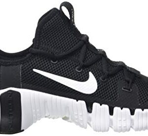 Nike Women's Free Metcon 3 Shoe, Black/White, 8.5