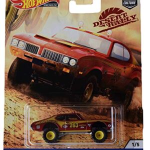 Hot Wheels Car Culture Desert Rally '70 Oldsmobile 442 1/5, red/Gold