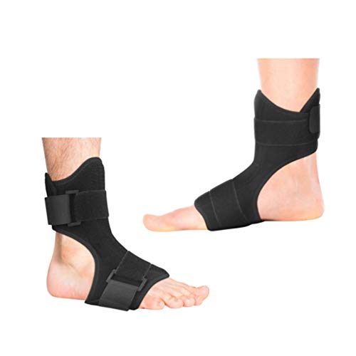 LIOOBO Plantar Fasciitis Night Splint Adjustable Drop Foot Orthotic Brace Ankle Support for Sports Protection Sprained Ankle Stabilizer Plantar Fasciitis Injury Recovery