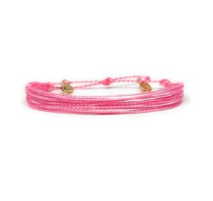 breast cancer awareness bracelet | in support of loved ones battling cancer | fund raising | gift for her | gift for him | non-braided.