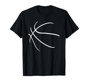 basketball silhouette bball player coach sports baller gift t-shirt