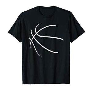 Basketball Silhouette Bball Player Coach Sports Baller Gift T-Shirt