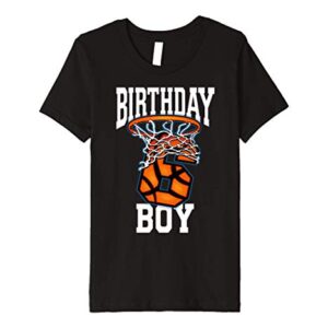 Kids 6th Birthday | Basketball Shirt For Boy | 6 Years Old Premium T-Shirt