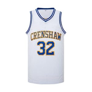 tueikgu #22 mccall #32 wright love and basketbal jersey crenshaw shirt 90s hip hop basketball jersey for men (white32, medium)