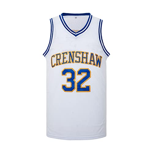 TUEIKGU #22 McCall #32 Wright Love and Basketbal Jersey Crenshaw Shirt 90s Hip hop Basketball Jersey for Men (White32, Medium)