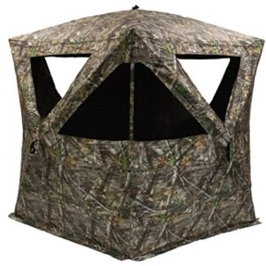 Rhino Blinds R500-RTE 3-4 Person Hunting Ground Blind, Realtree Edge