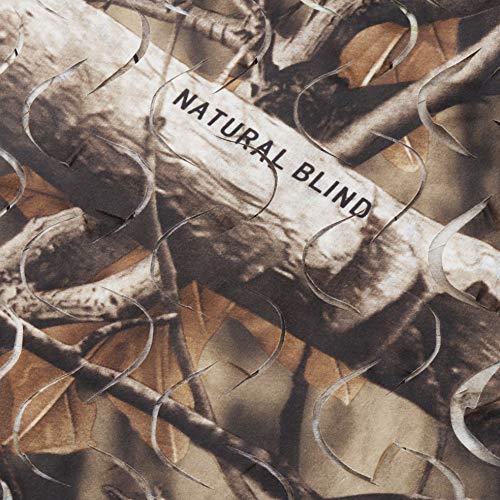 AUSCAMOTEK Camo Netting Camouflage Net for Deer Blind Material Soft Quiet -Brown 5x10Ft