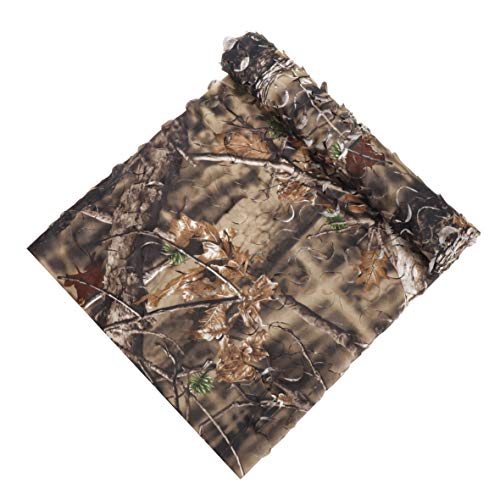 AUSCAMOTEK Camo Netting Camouflage Net for Deer Blind Material Soft Quiet -Brown 5x10Ft