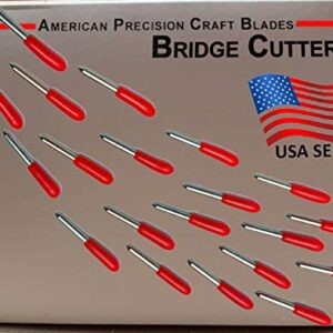 20 Pack - Made in USA - Explore Replacement Blades Compatible Cricut Imagine Explore Air 2 Create Maker 3 Expression 45° Standard Vinyl Fabric Scrapbook Cutting Blades Replacements