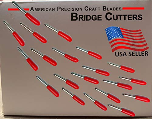 20 Pack - Made in USA - Explore Replacement Blades Compatible Cricut Imagine Explore Air 2 Create Maker 3 Expression 45° Standard Vinyl Fabric Scrapbook Cutting Blades Replacements