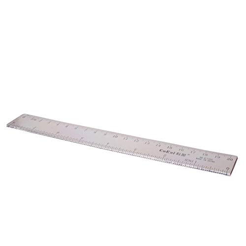 Utoolmart Straight Ruler 20cm Metric Plastic Clear Measuring Tool 1 pcs