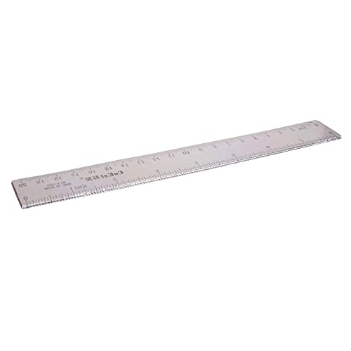 Utoolmart Straight Ruler 20cm Metric Plastic Clear Measuring Tool 1 pcs