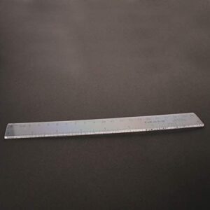 Utoolmart Straight Ruler 20cm Metric Plastic Clear Measuring Tool 1 pcs