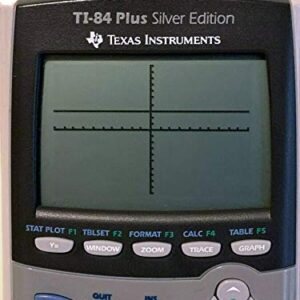 Texas Instruments TI-84 Plus Silver Edition Graphing Calculator (Renewed)