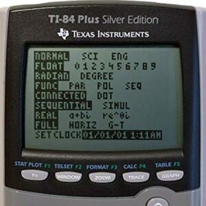 Texas Instruments TI-84 Plus Silver Edition Graphing Calculator (Renewed)