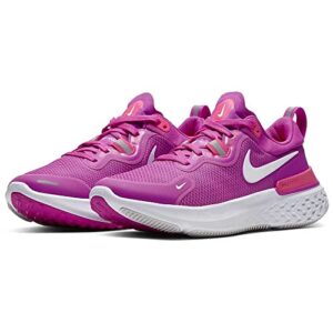 Nike Women's React Miler Running Shoe, Fire Pink/White-team Orange-vast Grey, 7.5