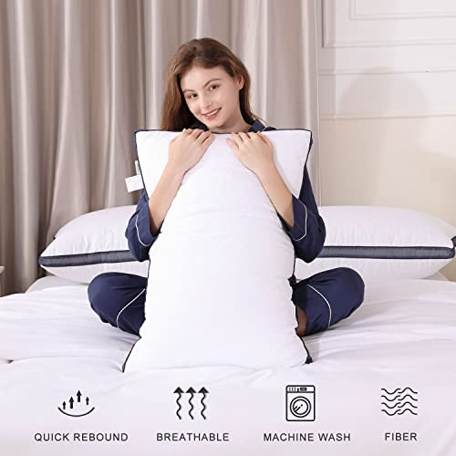 Meoflaw Pillows for Sleeping(2-Pack), Luxury Hotel Pillows King Size Set of 2,Bed Pillows for Side and Back Sleeper (King)