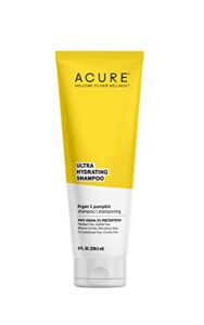 acure ultra hydrating shampoo 100% vegan, ultra hydrating moisture & omega fatty acids, , yellow argan oil & pumpkin, 8 fl oz