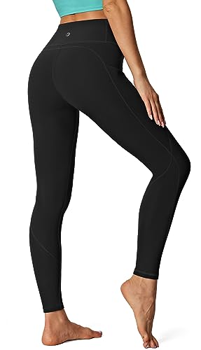 IUGA Leggings with Pockets for Women High Waisted Yoga Pants Women Butt Lifting Black Workout Leggings for Women with Pockets