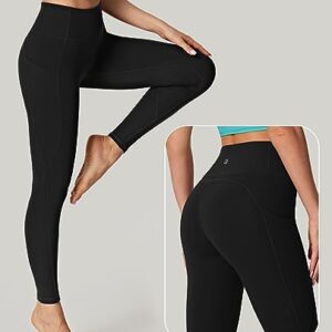 IUGA Leggings with Pockets for Women High Waisted Yoga Pants Women Butt Lifting Black Workout Leggings for Women with Pockets