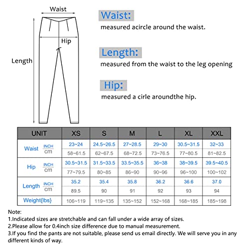 IUGA Leggings with Pockets for Women High Waisted Yoga Pants Women Butt Lifting Black Workout Leggings for Women with Pockets