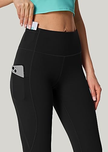 IUGA Leggings with Pockets for Women High Waisted Yoga Pants Women Butt Lifting Black Workout Leggings for Women with Pockets