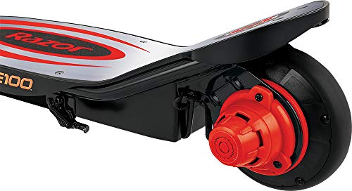 Razor Power Core E100 Electric Scooter - 100w Hub Motor, 8" Air-filled Tire, Up to 11 mph and 60 min Ride Time, for Kids Ages 8+