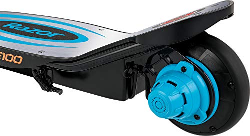 Razor Power Core E100 Electric Scooter for Kids Ages 8+ - 100w Hub Motor, 8" Pneumatic Tire, Up to 11 mph and 60 min Ride Time, For Riders up to 120 lbs