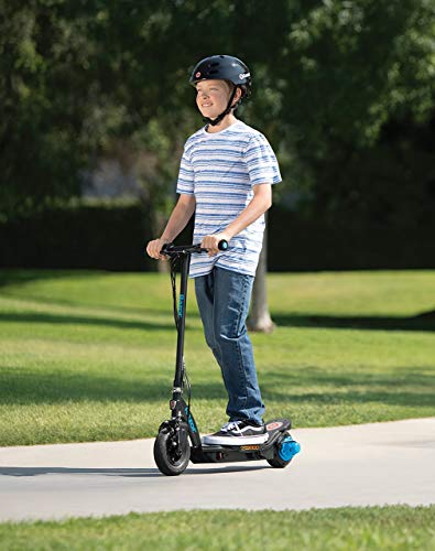 Razor Power Core E100 Electric Scooter for Kids Ages 8+ - 100w Hub Motor, 8" Pneumatic Tire, Up to 11 mph and 60 min Ride Time, For Riders up to 120 lbs