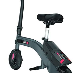 Razor UB1 Seated Electric Scooter - 8" Air Filled Front Tire, Adjustable Seat, Lightweight and Compact Design, 36V Electric Power, 250W Motor, Up to 13.5 mph, Black