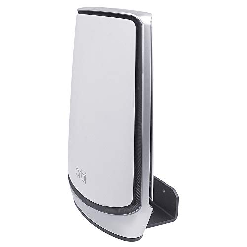 Koroao Metal Wall Mount Holder for Orbi Whole Home Tri-Band Mesh WiFi 6 System/Orbi Ultra(RBK850)(RBK852)(RBK853)/(RBS750)(RBS751)(RBK752)(RBK753)(960/860 Series)/(AX4200)(AX5700)(AX6000)(1-Pack)