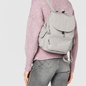 Kipling Women's Backpack, Grey Grey, 27x33.5x19 Centimeters (B x H x T)