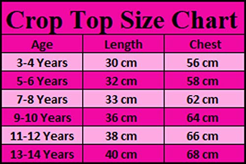 Kids Girls Neon Fluorescent Plain Short Sleeve Crop Tops T-Shirt Tee Top Dance Wear Gymnastic Fancy Dress Colour: Neon Pink - Size: 7-8 Years