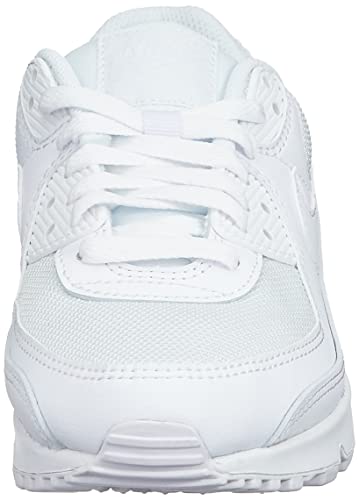 Nike Women's Air Max 90, White/White-white-wolf Grey, 7.5