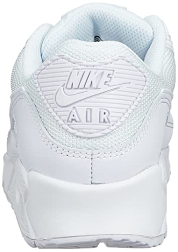 Nike Women's Air Max 90, White/White-white-wolf Grey, 7.5