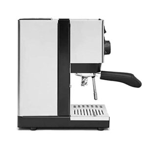 Rancilio Silvia Espresso Machine with Iron Frame and Stainless Steel Side Panels, 11.4 by 13.4-Inch (Stainless Steel-Updated 2019 Model), 0.3 liters