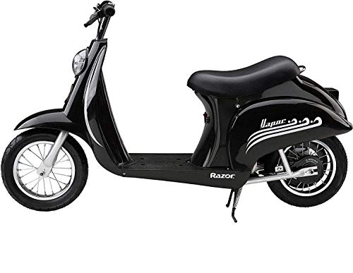 Razor Pocket Mod Miniature Euro-Style Electric Scooter - Vapor - FFP Vapor Black, 50 x 18 x 30"