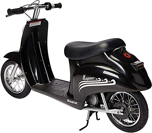 Razor Pocket Mod Miniature Euro-Style Electric Scooter - Vapor - FFP Vapor Black, 50 x 18 x 30"