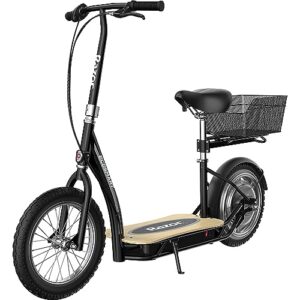 razor ecosmart metro hd electric scooter hub-driven motor - black - ffp